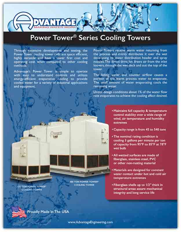 Advantage chiller product data - Schaub Chiller Service